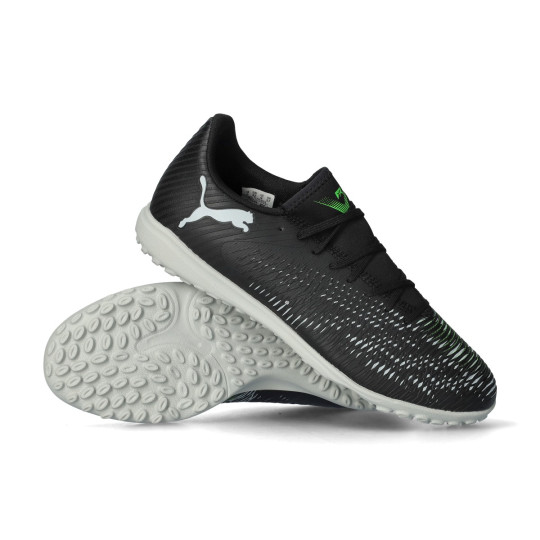 Football Boots Puma Future 8 Play Turf Black-Silver-Fluo Green - Fútbol ...