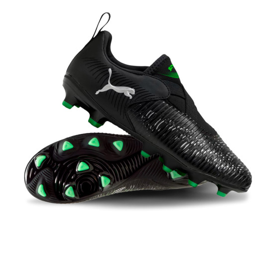 Football Boots Puma Kids Future 8 Match LL FG/AG Black- Silver-Fluo ...