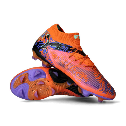 Football Boots Puma Future 8 Ultimate Creativity FG Orange Poppy-Black ...