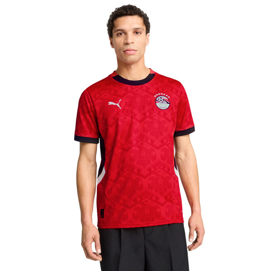 Jersey Puma Egipto Primera Equipación Copa África 2025 Red-Black ...