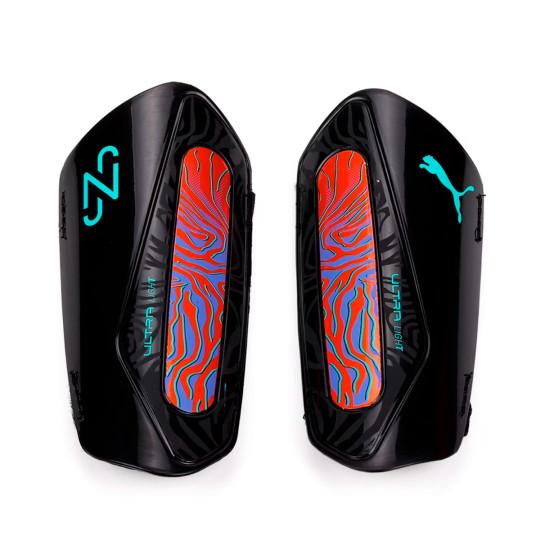 Shinpads Puma Neymar Jr Ultra Light Strap Orange Poppy-Black - Fútbol ...