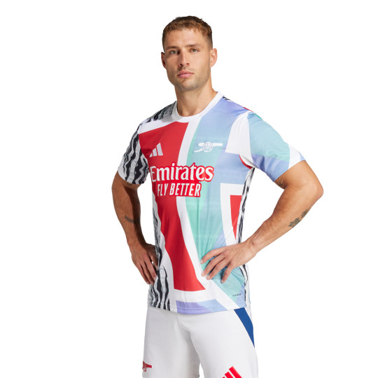Jersey adidas Arsenal FC 2024-2025 Pre-Match Better Scarlet-White-Black ...