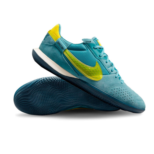 Futsal Shoes Nike Street Gato Smokey Blue-Lightening - Fútbol Emotion
