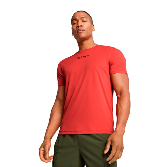 Playera Puma Graphics Training Logo Red Fire - Fútbol Emotion
