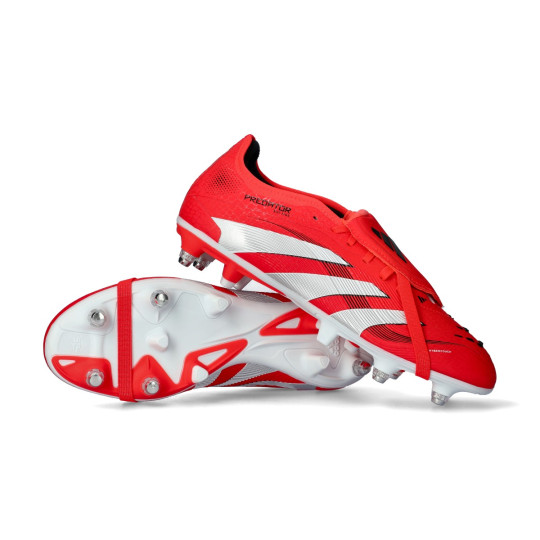 Bota de fútbol adidas Predator Pro FT SG Lucid Red-White-Core Black ...