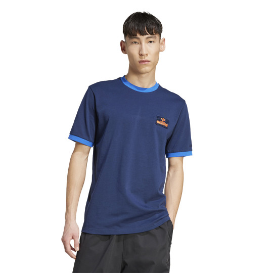 Playera adidas Contrast Tee NIGHT INDIGO - Fútbol Emotion