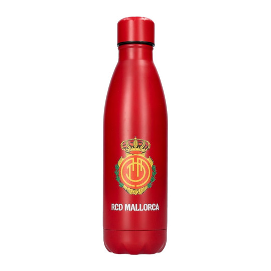 Bottle Mallorca RCD Mallorca Crest Metal Red - Fútbol Emotion