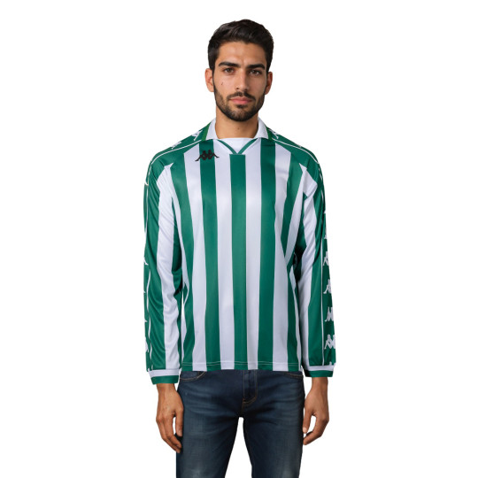 T-Shirt Kappa Retro Jersey Onso Green-White - Fútbol Emotion