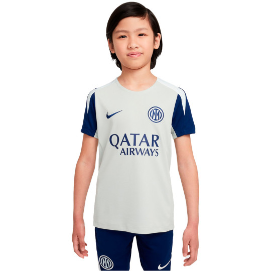 Camiseta Nike Inter Milan Training 2025-2026 Niño Grey Haze-Blue Void ...