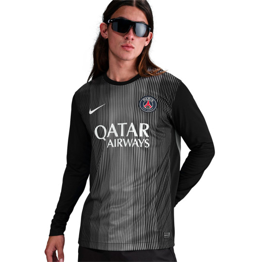 Camisola Nike PSG Primeiro Equipamento Guarda-redes 2025-2026 Black ...