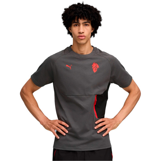T-Shirt Puma Ac Milan Fanswear 2025-2026 Shadow Gray-For All Time Red ...
