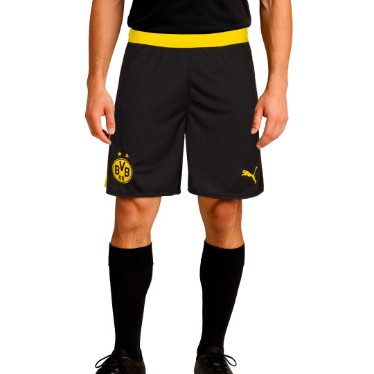 Shorts Puma Bvb Borussia 2025-2026 Zuhause Schwarz-Schnelleres Gelb ...