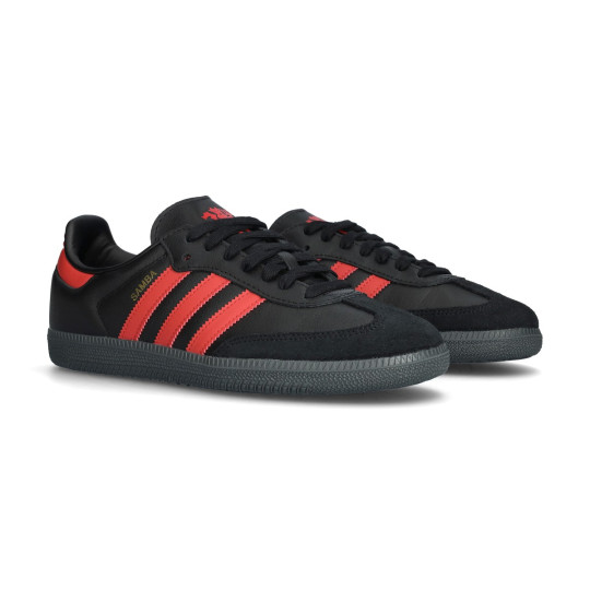 Zapatilla adidas Samba Licensed Manchester United Red-Core Black ...