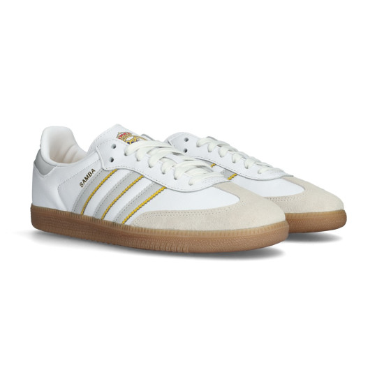 Tenis adidas Samba Licensed Real Madrid white-lgh solid grey-GUM4 ...