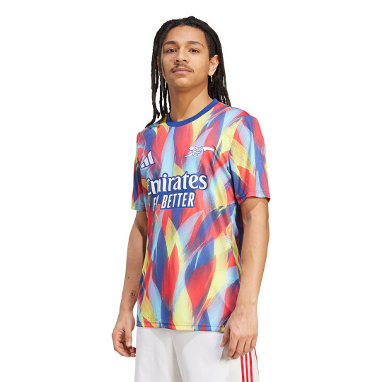 Jersey adidas Arsenal FC 2025-2026 Pre-Match Victory Blue-Pure Ruby ...