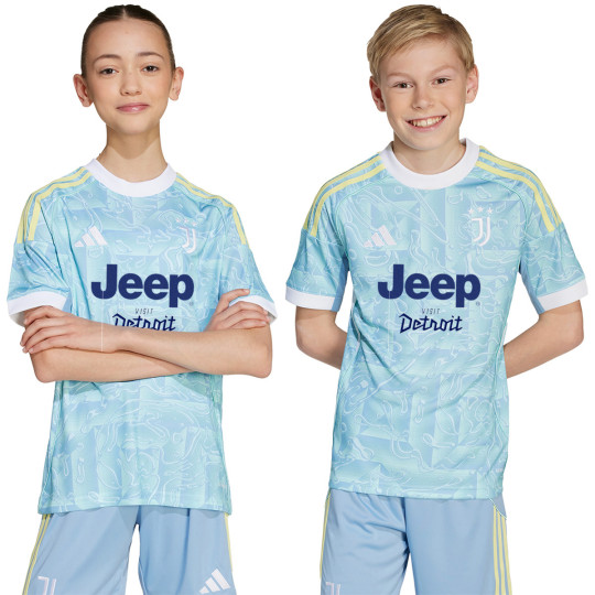 Jersey adidas Juventus Segunda Equipación 2025-2026 Niño Ash Blue ...
