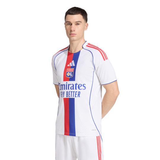 Jersey adidas Olympique Lyon 2025-2026 Home White - Fútbol Emotion