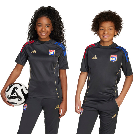 Camiseta adidas Olympique Lyon Training 2025-2026 Niño Carbon-Hazy ...