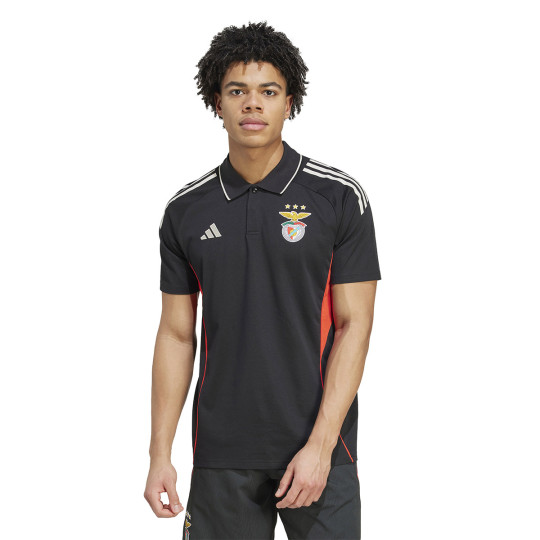 Polo Shirt adidas SLB Benfica 2025-2026 Fanswear Black - Fútbol Emotion