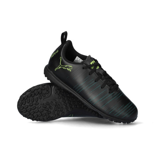 Football Boots Puma Kids Future 8 Play Turf Black-Fizzy Light-Green ...