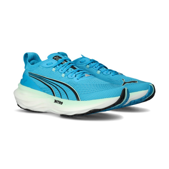 Running shoes Puma Foreverrun Nitro 2 black-gold moon-speed blue ...