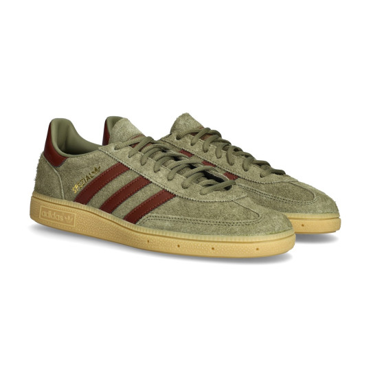 Tenis adidas Handball Spezial focus olive-fox brown-GUM 3 - Fútbol Emotion