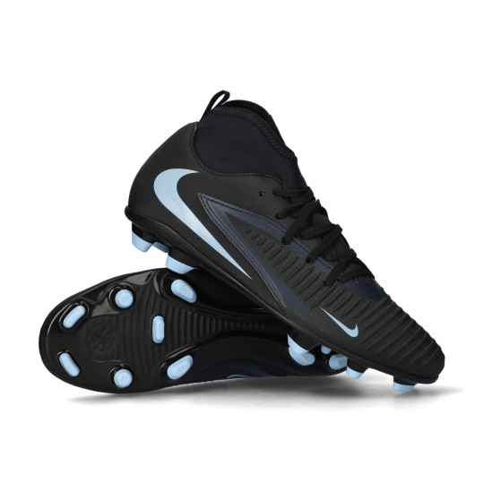 Bota de fútbol Nike Phantom 6 High Club FG/MG Black-Black - Fútbol Emotion
