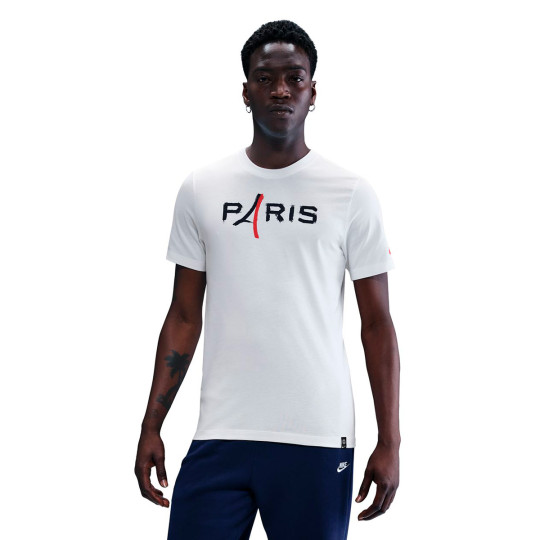 Playera Nike PSG Fanswear 2025-2026 White - Fútbol Emotion