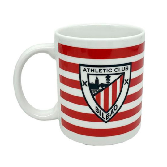 Mug ATH Bilbao Athletic Bilbao Ceramic Mug With Stripes And Crest Red ...