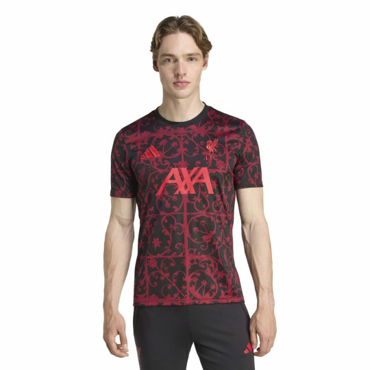 Camisola adidas Liverpool Fc Pre-Match 2025-2026 Black-Pure Ruby ...