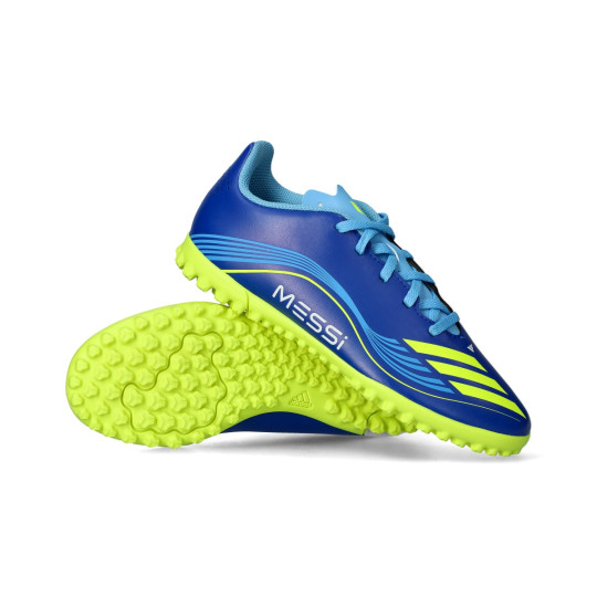 Fußballschuhe adidas F50 Messi Verein Turf für Kinder Team königlich ...