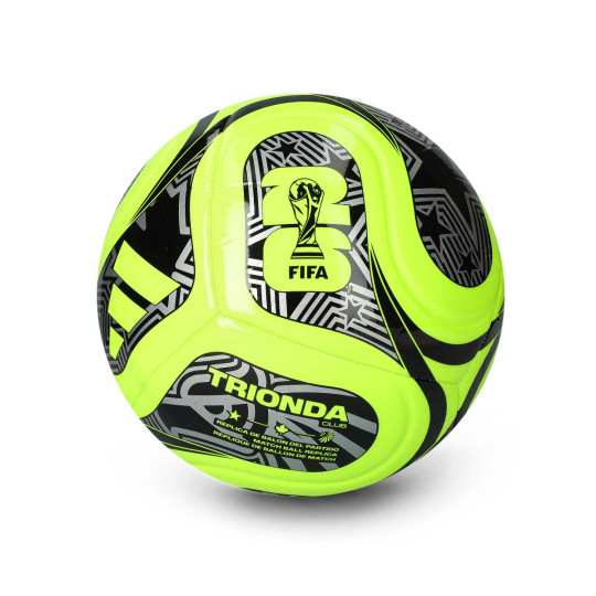 Ball adidas Mundial Trionda 2026 Club Lucid lemon-Black-Silver met ...