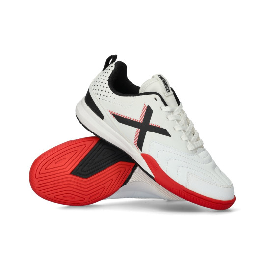 Hallenfußballschuh Munich Rondito Niño Weiß - Fútbol Emotion