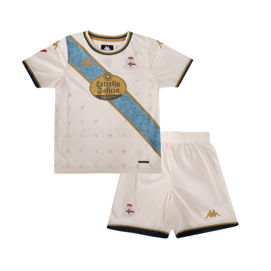 Conjunto Kappa Deportivo La Coruña Terceiro Equipamento 2025-2026 ...