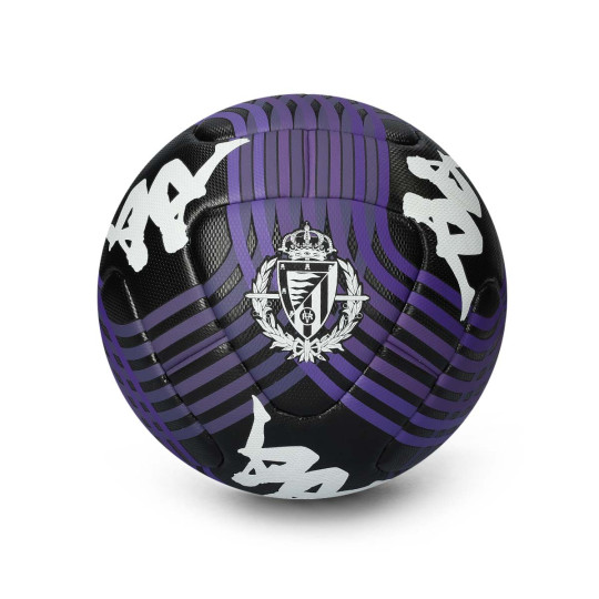 Bola Kappa Real Valladolid 2025-2026 Black - Fútbol Emotion