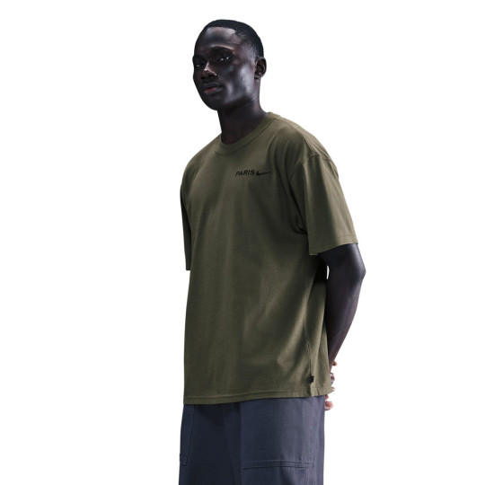 T-Shirt Nike PSG-Fanbekleidung 2025-2026 Fracht-Khaki - Fútbol Emotion