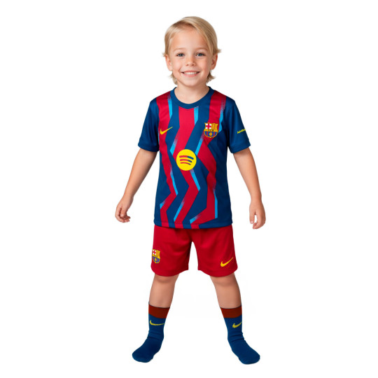 Kit Nike FC Barcelona Fourth Kit 2025-2026 Baby Gym Blue-Gym Blue-Salsa ...