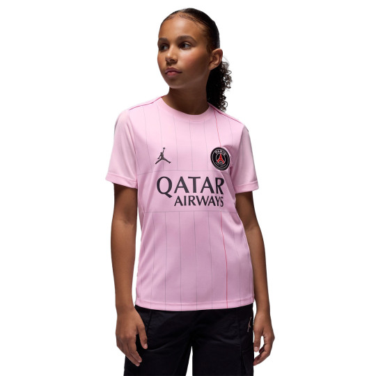Camisola Nike PSG Pre-Match 2025-2026 Criança Pink Foam-Particle Grey ...