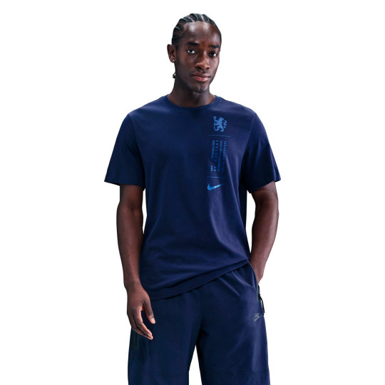 T-Shirt Nike Chelsea FC Fanswear 2025-2026 Dark Marine - Fútbol Emotion