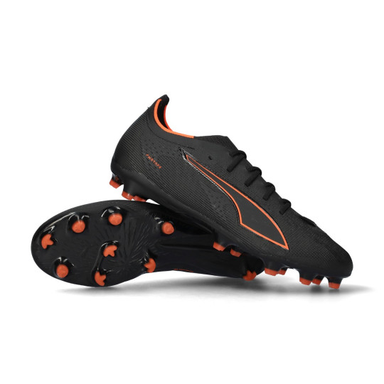 Taco de fútbol Puma Ultra 6 Pro FG/AG Puma Black-Puma Red-Strong Gray ...