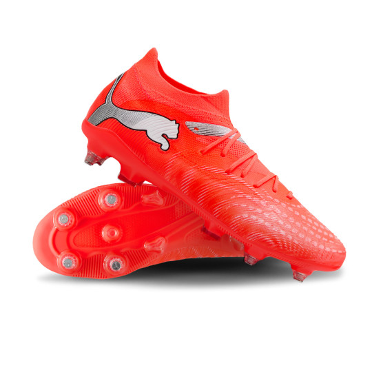 Football Boots Puma Future 9 Match MxSG Puma Red-Puma White-Glowing Red ...