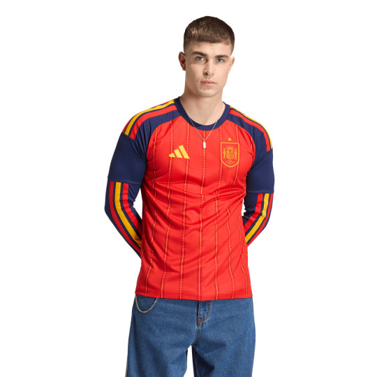 Jersey adidas Spain Home Kit L/S 2025-2026 Vivd Red - Fútbol Emotion
