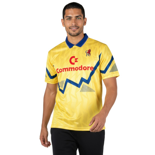 T-Shirt Score Draw Chelsea 1990 Third Kit Shirt Yellow - Fútbol Emotion