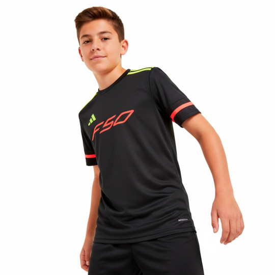 Playera adidas F50 Niño black-team solar yellow 2-lucid red - Fútbol ...