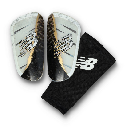 Caneleira New Balance Furon Pro Slip Guard Grey - Fútbol Emotion