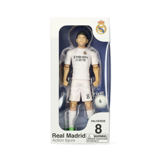 Real Madrid CF Boneco Sockers Real Madrid Valverde Branco - Fútbol Emotion