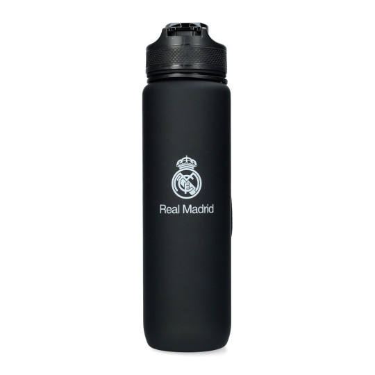 Bottle Real Madrid CF Tritan 1L Real Madrid Plastic Water Bottle Black ...