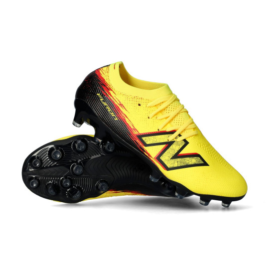 Taco de fútbol New Balance Furon Elite MG Mujer V8 Punch-Yellow ...