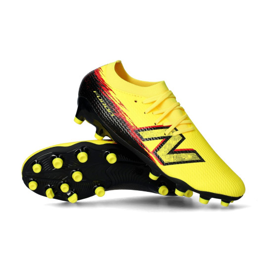 Chuteira New Balance Furon Team MG Mulher Punch-Yellow - Fútbol Emotion