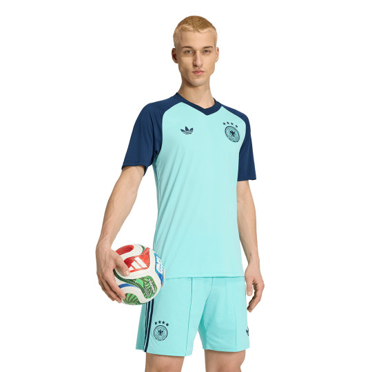 Camiseta adidas Alemania Pre-Match Away Mundial 2026 Flash aqua ...